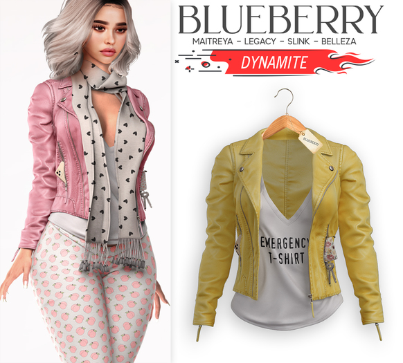 Second Life Marketplace - Blueberry - Dynamite - Jackets with Pockets ...