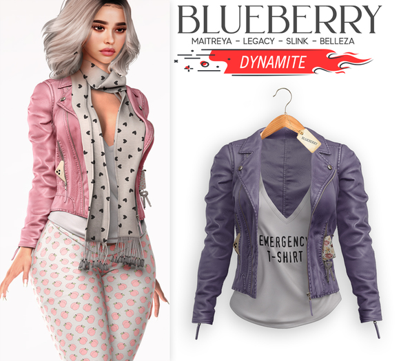 Second Life Marketplace - Blueberry - Dynamite - Jackets with Pockets ...
