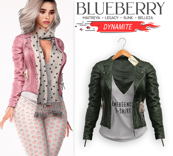 Second Life Marketplace - Blueberry - Dynamite - Jackets with Pockets ...