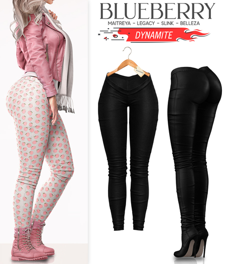 Second Life Marketplace - Blueberry - Dynamite - Leggings On Steroids ...