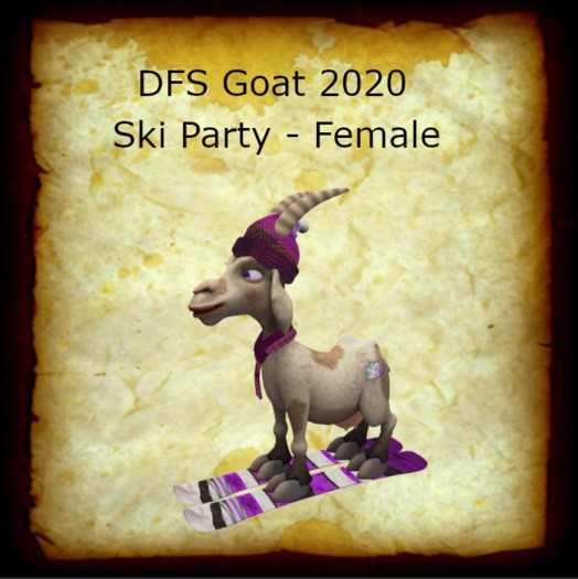 Second Life Marketplace - DFS Goat 2020 Ski Party - Female Texture