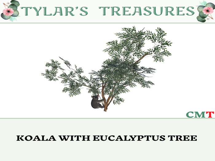 Second Life Marketplace - .:TT:. KOALA WITH EUCALYPTUS TREE add me!