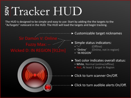 Second Life Marketplace - SDV Tracker HUD