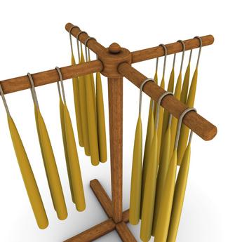 Second Life Marketplace - KK HOME - CANDLE DRYING RACK with beeswax ...