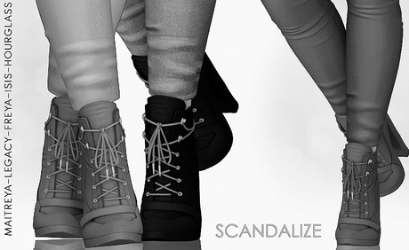 Second Life Marketplace - SCANDALIZE. Ametalis Boots. DEMO