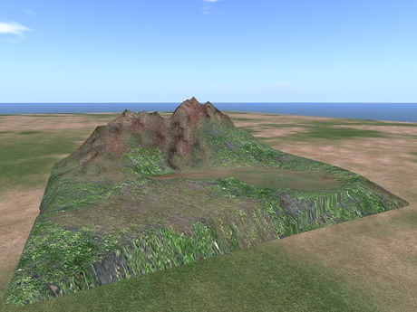 Second Life Marketplace - mountain terrain platform mesh