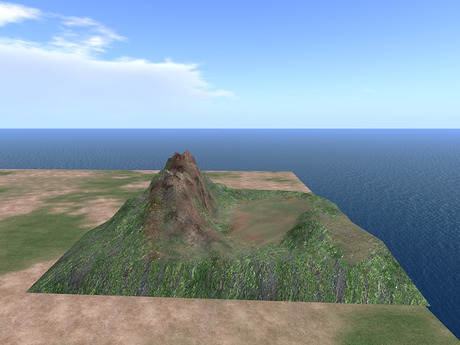 Second Life Marketplace - mountain terrain platform mesh