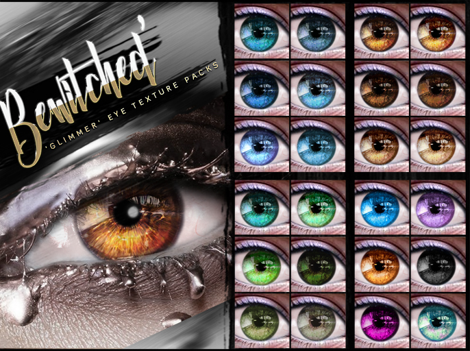 Second Life Marketplace - *Birth* 'Bewitched' Eye Textures [4Glimmer ...