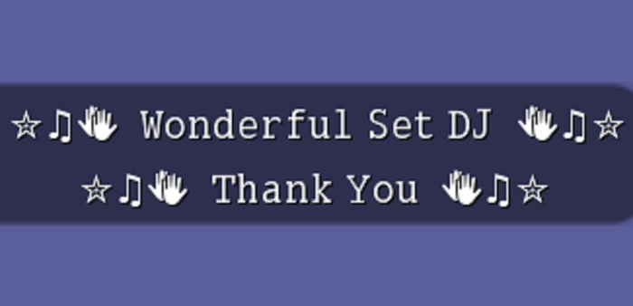 Second Life Marketplace - :: MG :: Wonderful Set DJ, Thank You ...