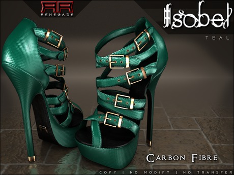Second Life Marketplace - [Renegade] Isobel Platform Heels - Fatpack