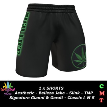 Second Life Marketplace - M - SWIM SHORTS RW - High Life Weed - Most ...