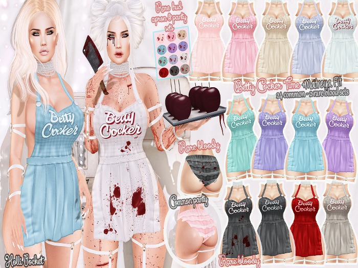 Second Life Marketplace Hollipocket Betty Cocker Time Moon Panty Mait