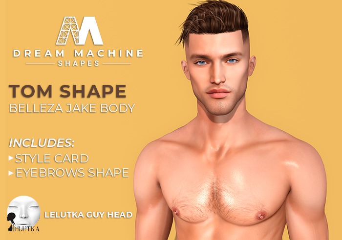 Second Life Marketplace - DM: Tom Shape Lelutka Guy /Belleza Jake