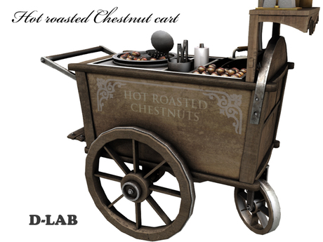 Second Life Marketplace - D-LAB Hot roasted Chestnut cart