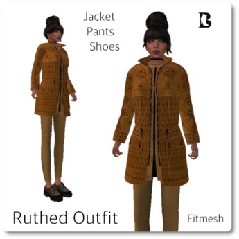 Second Life Marketplace - Ruthed 2020 Jacket Pants Shoes Outfit