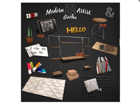 Second Life Marketplace - SAYO - Artist Stool