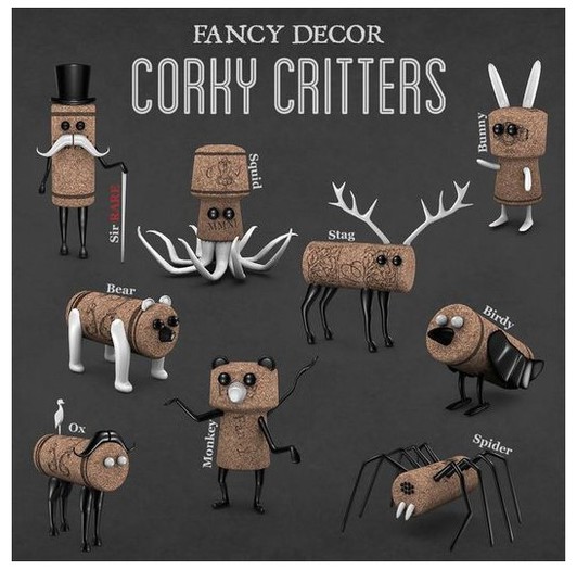 Second Life Marketplace - Fancy Decor: Cork Monkey