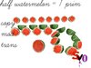 Second Life Marketplace - 8 half watermelon = 1 prim (box) FULL PERM