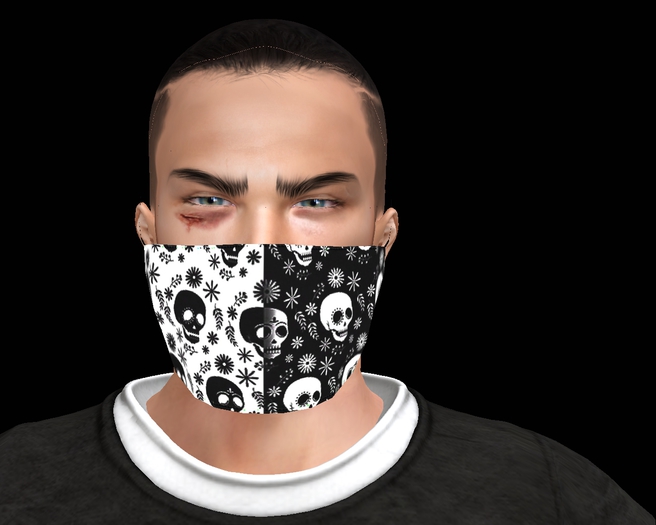 Second Life Marketplace - !O.F! Mask Mouth gift Skull