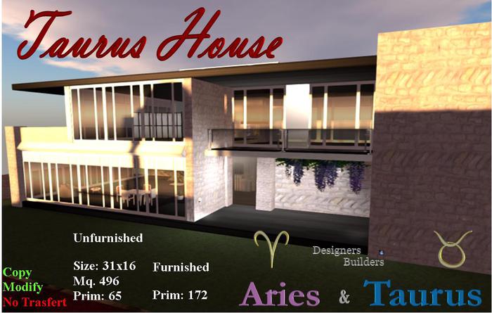 Second Life Marketplace - * TAURUS HOUSE * Unfurnished and Fully ...
