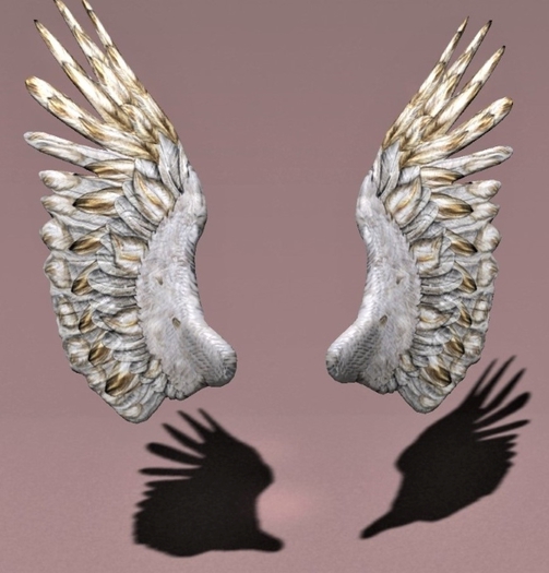 Second Life Marketplace - Valkyrie Designed - Angel Golden Jinx Bento ...