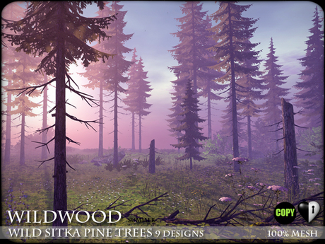 Second Life Marketplace - WILDWOOD - Wild Sitka Pine Trees