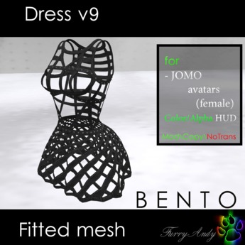 Second Life Marketplace - Furry Andy - Dress v9 for JOMO Lion Female