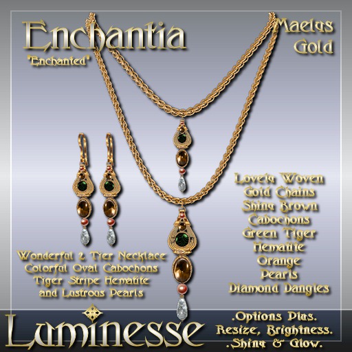 Second Life Marketplace - ENCHANTIA "Enchanted" Maelys Necklace ...