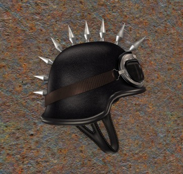 Second Life Marketplace - #BIKER HELMET "Spike Head"