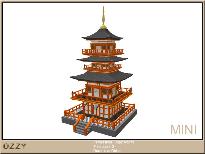 Second Life Marketplace - *$OZZY$* Japanese Temple Shrine