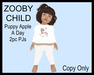 Second Life Marketplace - Steph-0-Bee's - Puppy Apple A Day PJs (Zooby ...
