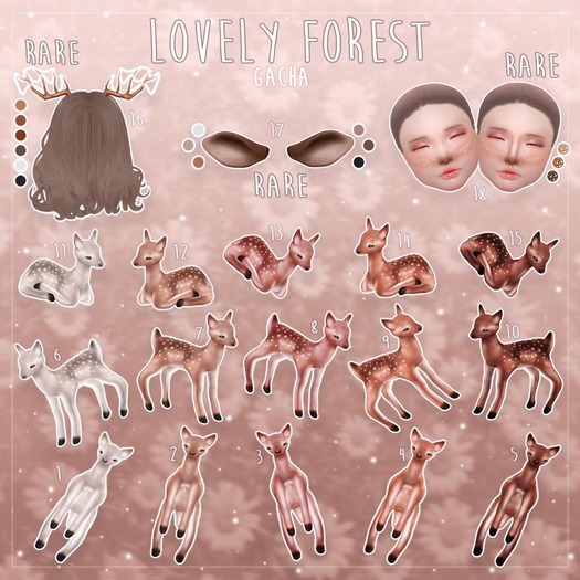 Second Life Marketplace - DEMO_[NANI] Lovely.Forest gacha