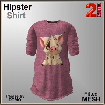 Second Life Marketplace - 2cute Hipster Shirt - Pua