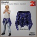 Second Life Marketplace - Hipster Wrap Around Waist Jacket - Blue/Stars