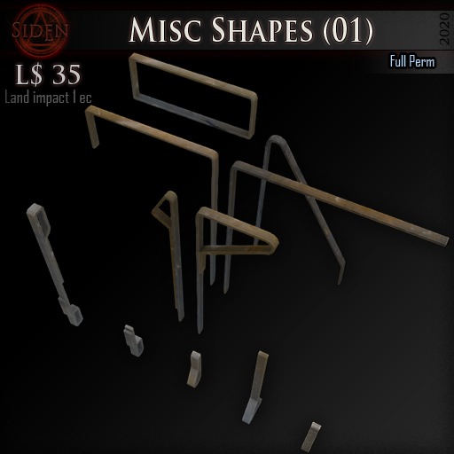 Second Life Marketplace - (Box) Misc Shapes (01)
