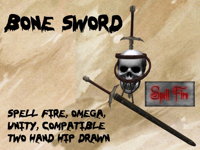 Second Life Marketplace - Bone Sword 2h