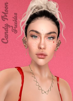 Second Life Marketplace - Candy Moon - Valentine's Freckles [BOM]