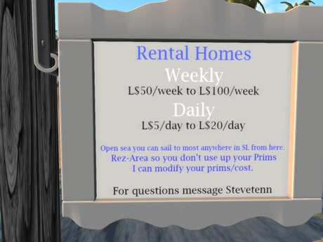 Second Life Marketplace - Rent Home - Low Cost