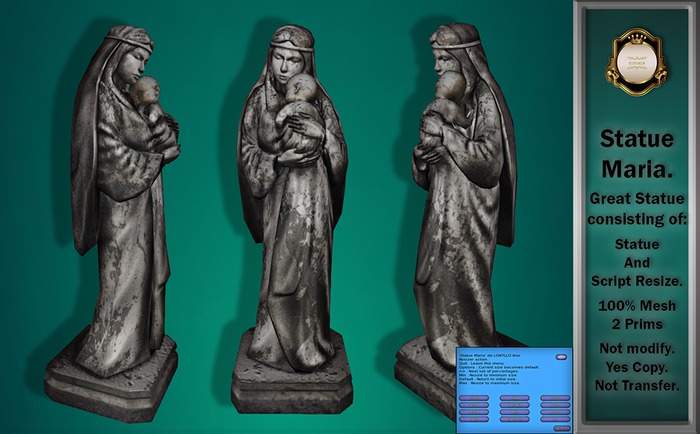 Second Life Marketplace - Statue Maria