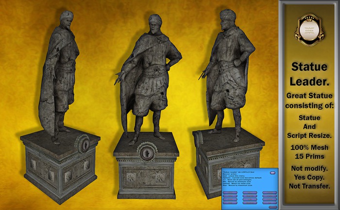 Second Life Marketplace - Statue Leader