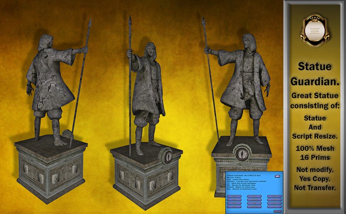 Second Life Marketplace - Statue Guardian