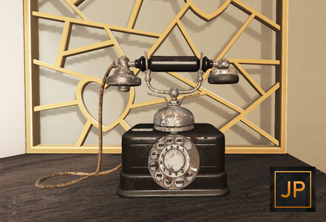 Second Life Marketplace - 2. Nutmeg. Vintage Rotary Dial Black RARE