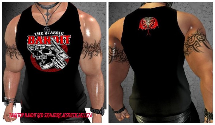 Second Life Marketplace - TAK TOP BANDIT RED SIGNATURE,BELLEZA,AESTHETIC