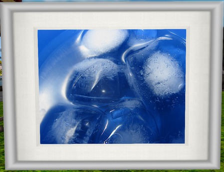 Second Life Marketplace - Original Photo: Blue Ice in Frame