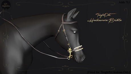 Second Life Marketplace - Cheval D'or / TeeglePet Arabian / Hackamore ...