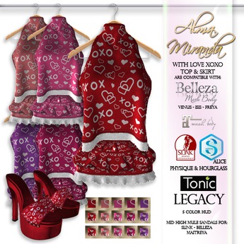 Second Life Marketplace - .: AlmaMiranda :. With Love XOXO