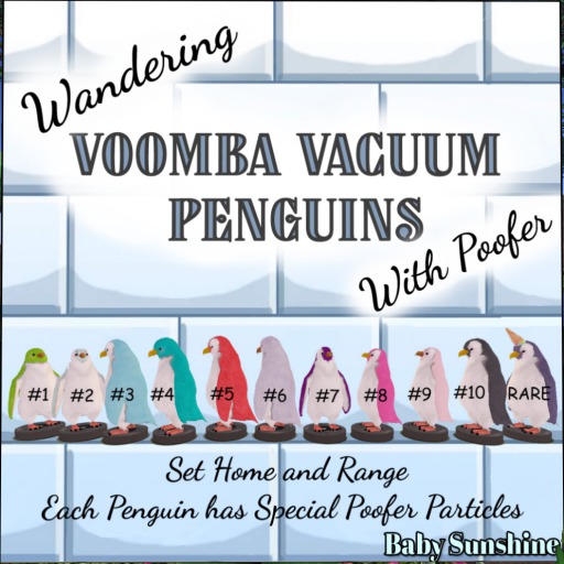 Second Life Marketplace - Voomba Vacuum Penguin Box #8 - Sweetheart