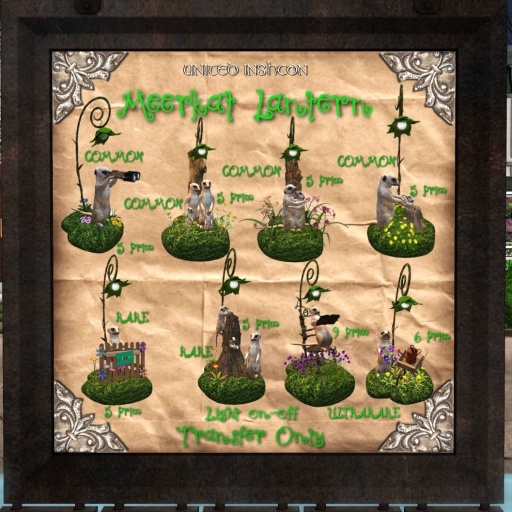 Second Life Marketplace - *UI* Meerkat Lantern Rescue COMMON