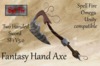 Second Life Marketplace - Fantasy Hand Axe v5.0