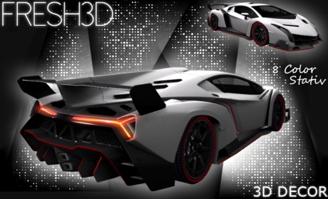 Second Life Marketplace - Fresh3D Sport Car